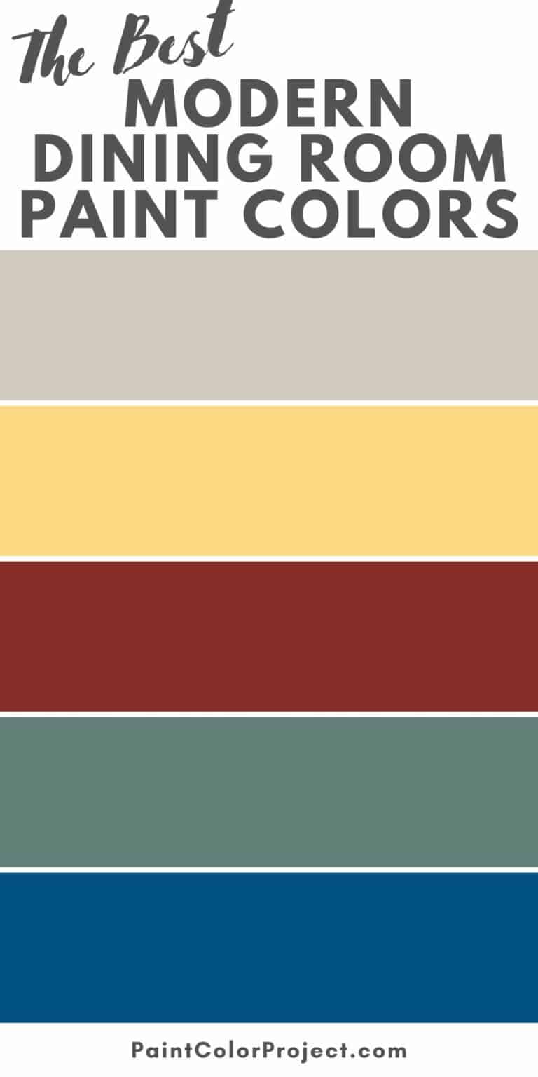 The Best Modern Dining Room Paint Colors - The Paint Color Project