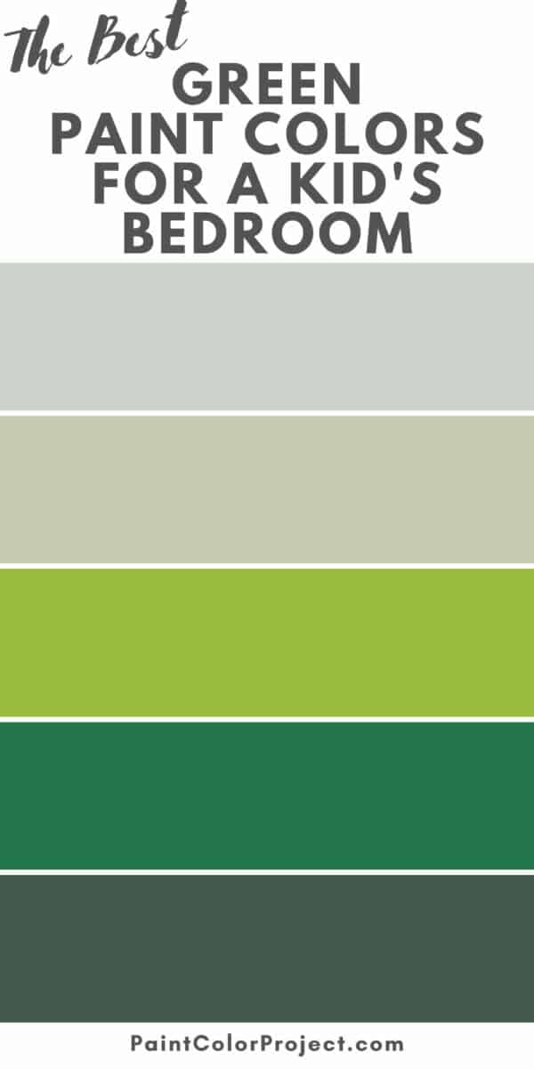 The Best Green Paint Colors for a Kid's Bedroom - The Paint Color Project