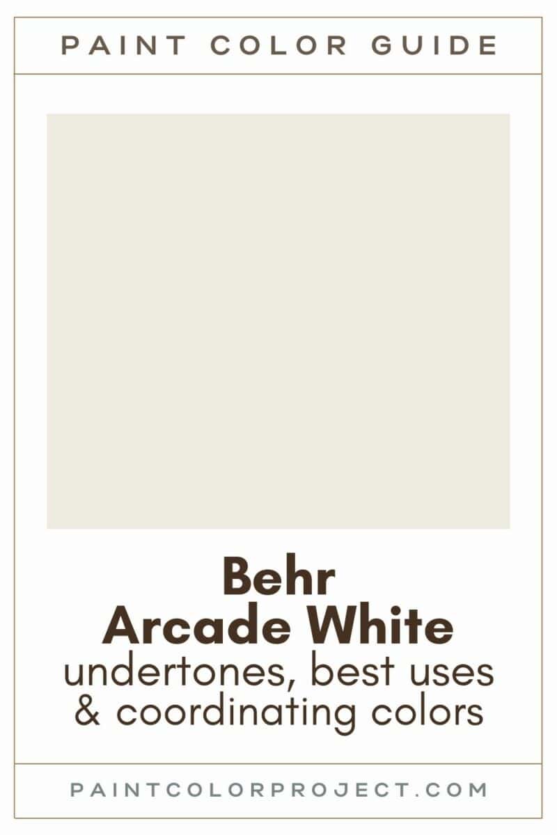 Behr Arcade White: Complete Color Review - The Paint Color Project