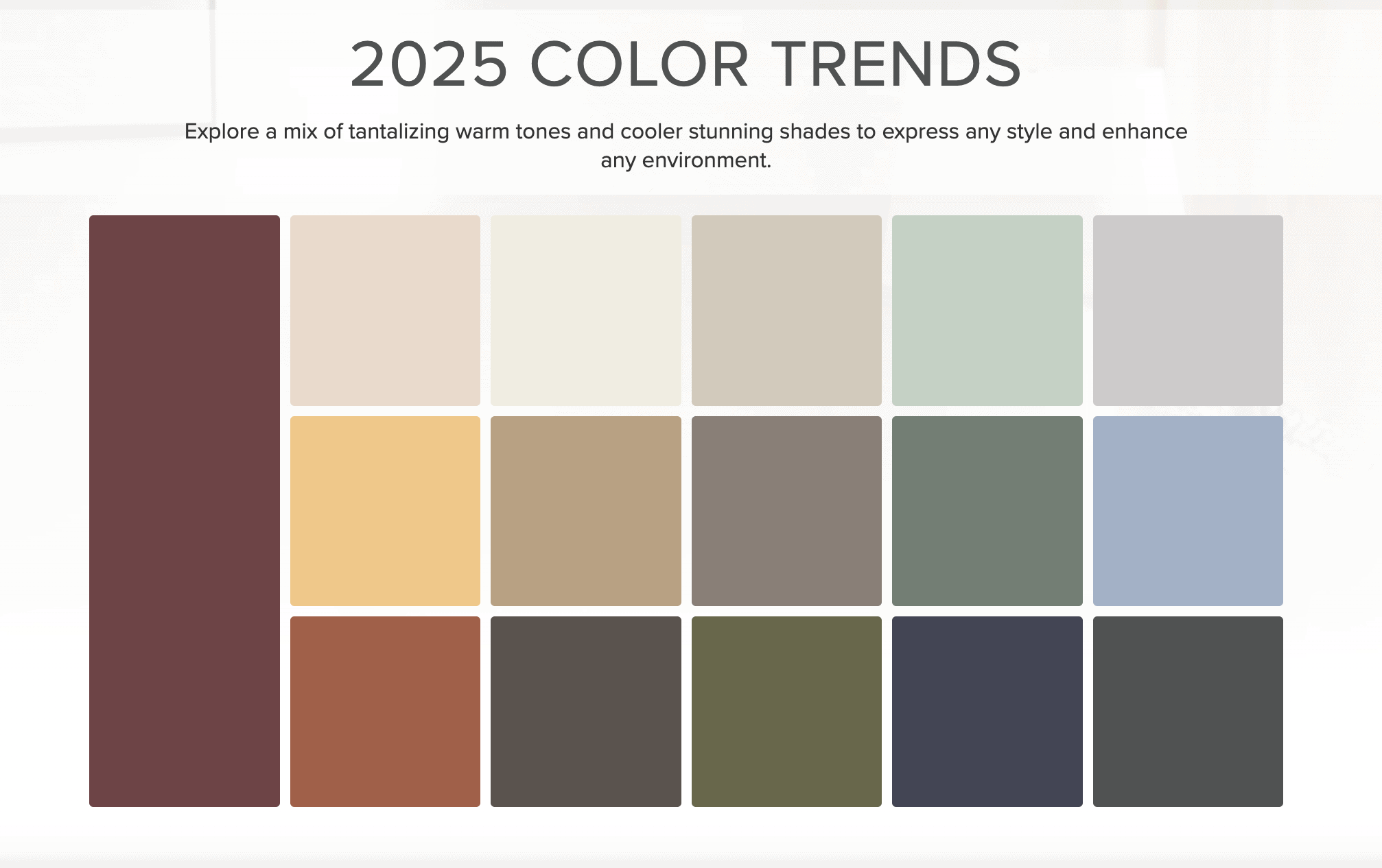 The Top Paint Color Trends for 2025 - The Paint Color Project