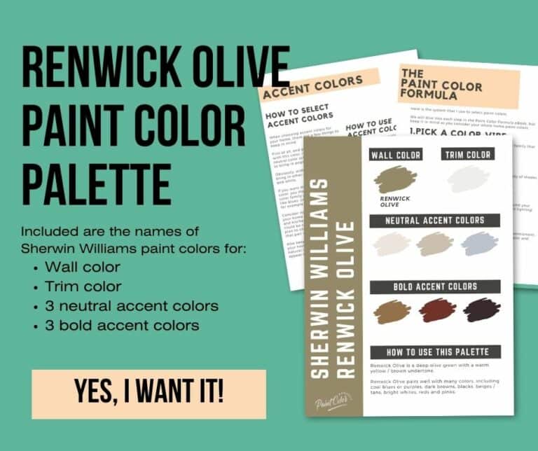 Sherwin Williams Renwick Olive: A Complete Color Review - The Paint ...