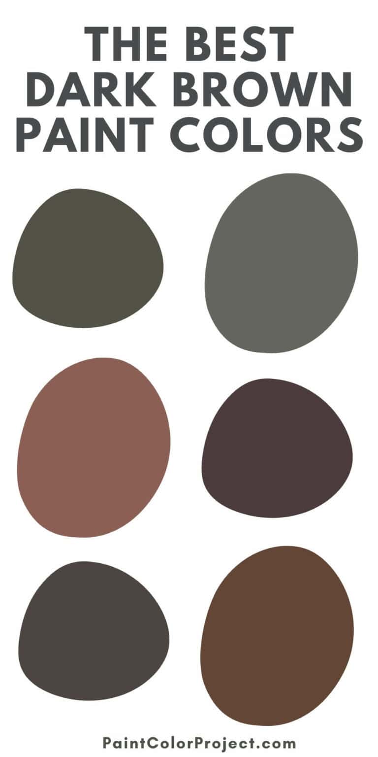 The Best Dark Brown Paint Colors - The Paint Color Project