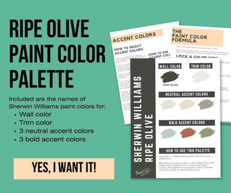 Sherwin Williams Ripe Olive: Complete Color Review - The Paint Color ...