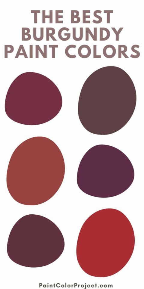 The Best Burgundy Wall Paint Colors - The Paint Color Project