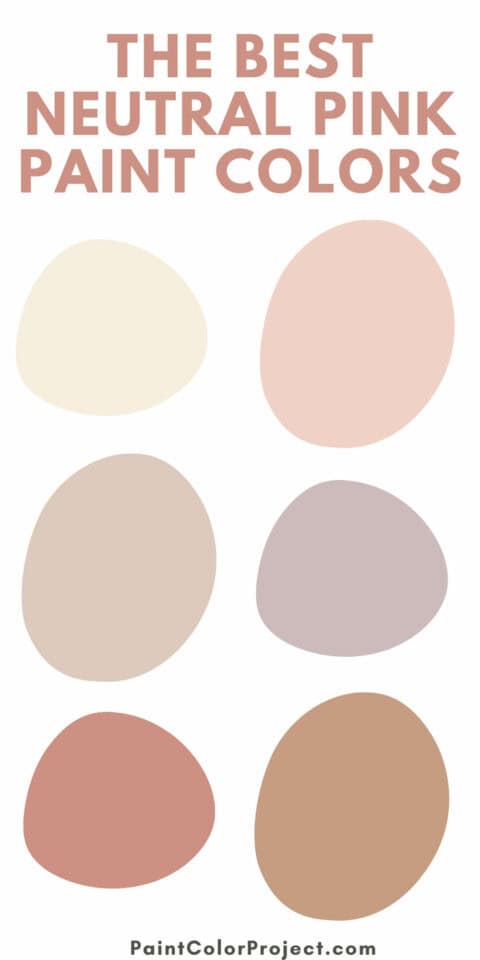 The Best Neutral Pink Paint Colors - The Paint Color Project