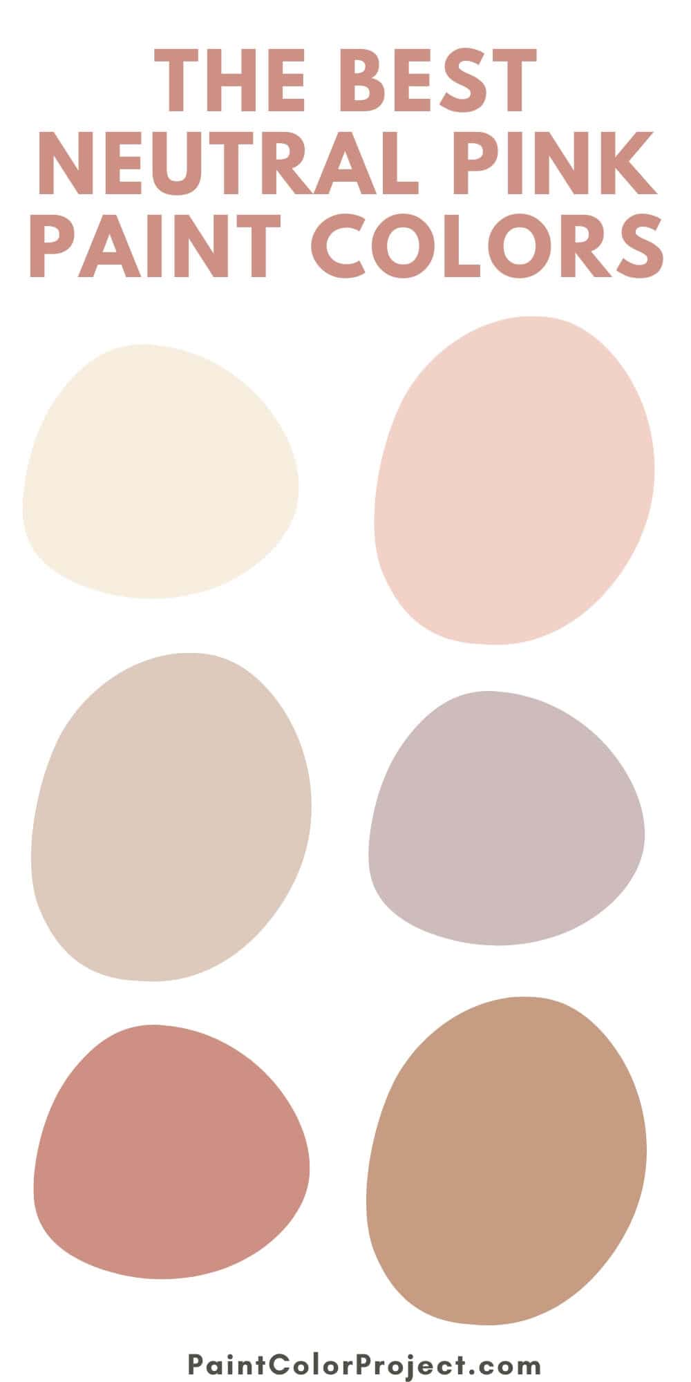 The Best Neutral Pink Paint Colors - The Paint Color Project