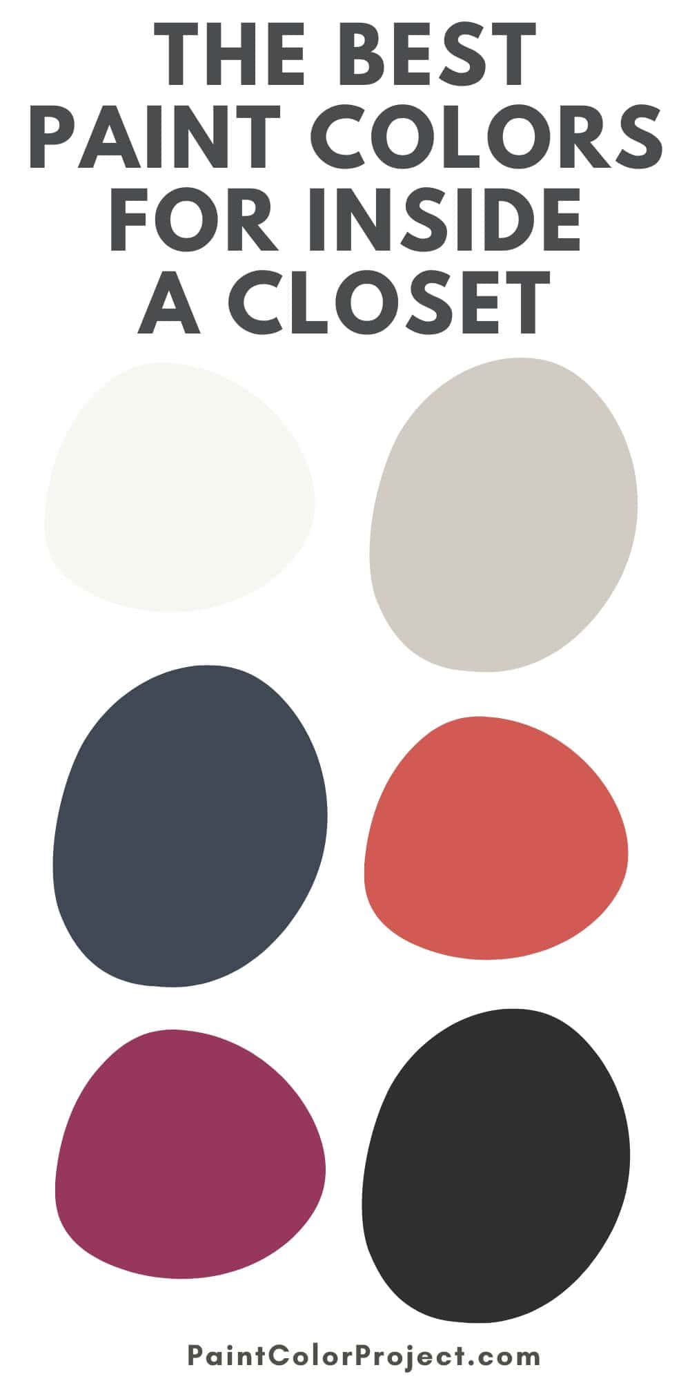 Best Paint Colors For Inside a Closet - The Paint Color Project