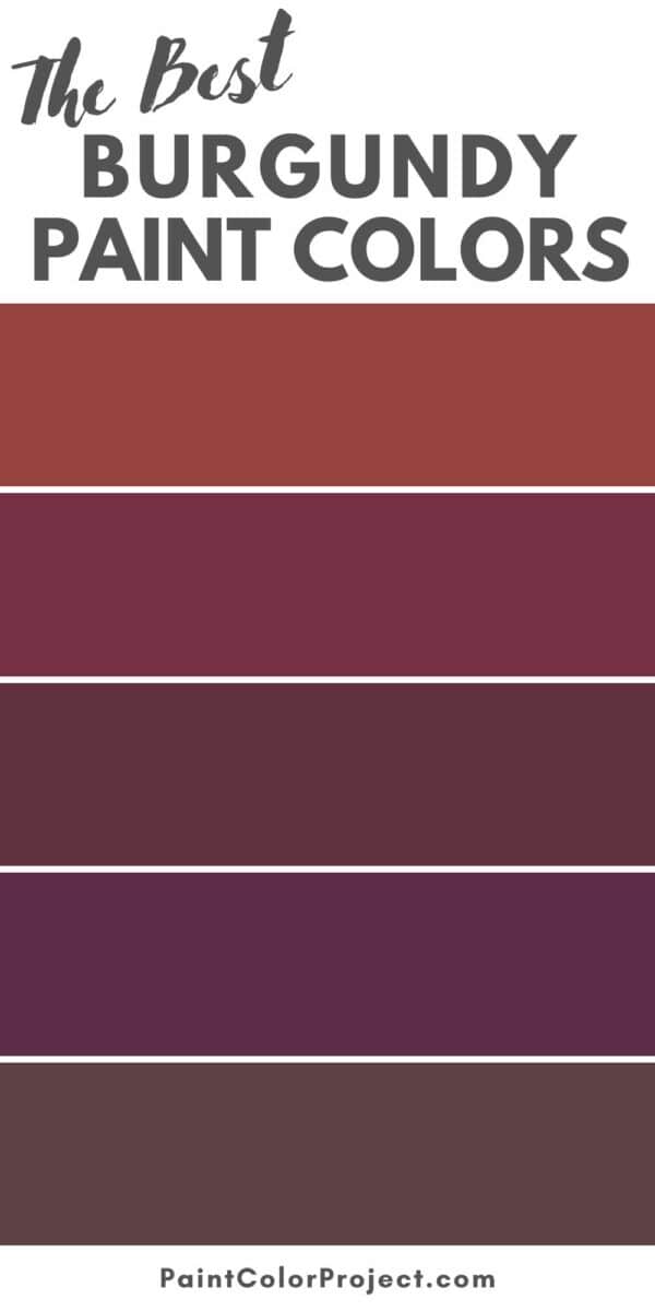 The Best Burgundy Wall Paint Colors - The Paint Color Project