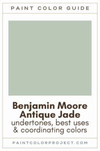 Benjamin Moore Antique Jade: A Complete Color Review - The Paint Color ...