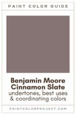 Benjamin Moore Cinnamon Slate: A Complete Color Review - The Paint ...
