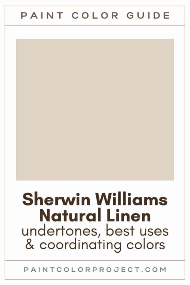 Sherwin Williams Natural Linen: Complete Color Review - The Paint Color ...