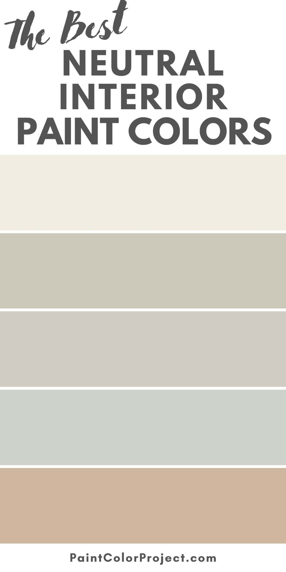 The Best Neutral Interior Paint Colors - The Paint Color Project