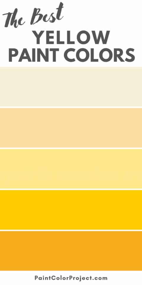 The Best Yellow Paint Colors for Your Home - The Paint Color Project