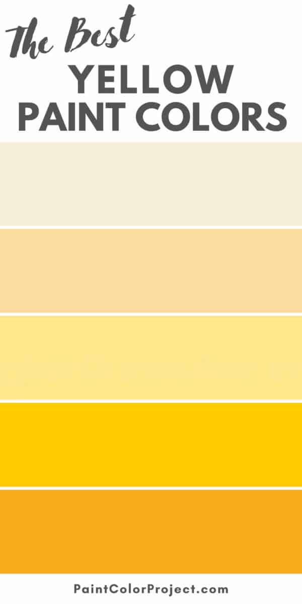 The Best Yellow Paint Colors for Your Home - The Paint Color Project