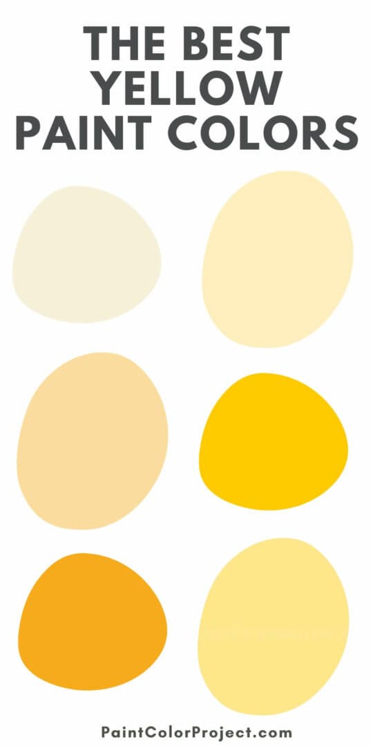 The Best Yellow Paint Colors for Your Home - The Paint Color Project