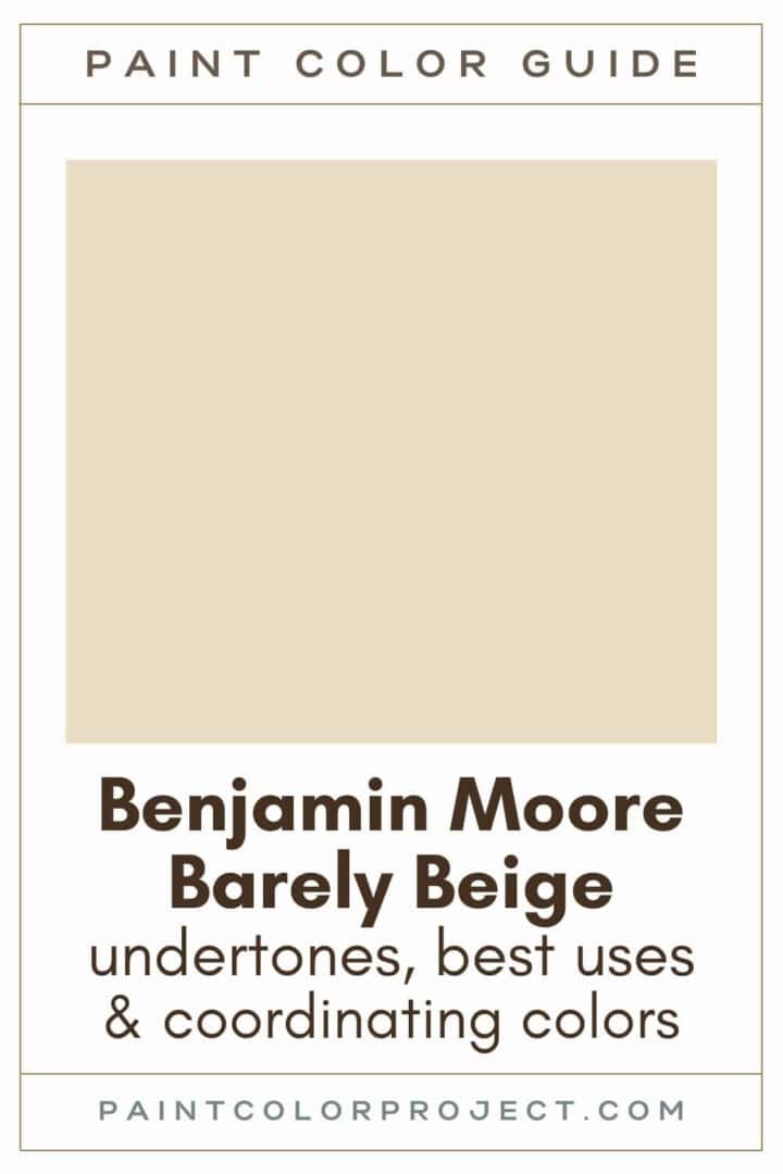 Benjamin Moore Barely Beige (Gentle Cream): A Complete Color Review ...