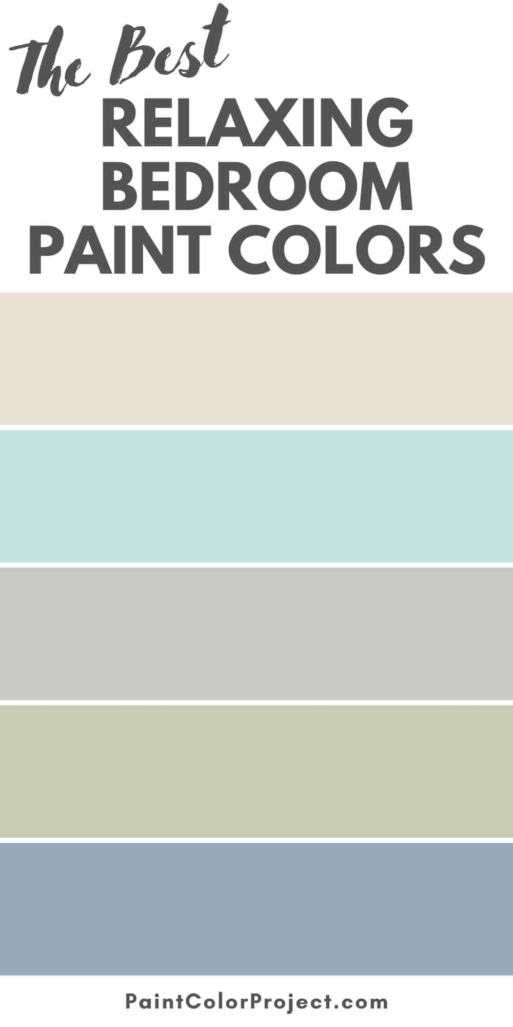 Best Relaxing Bedroom Paint Colors - The Paint Color Project
