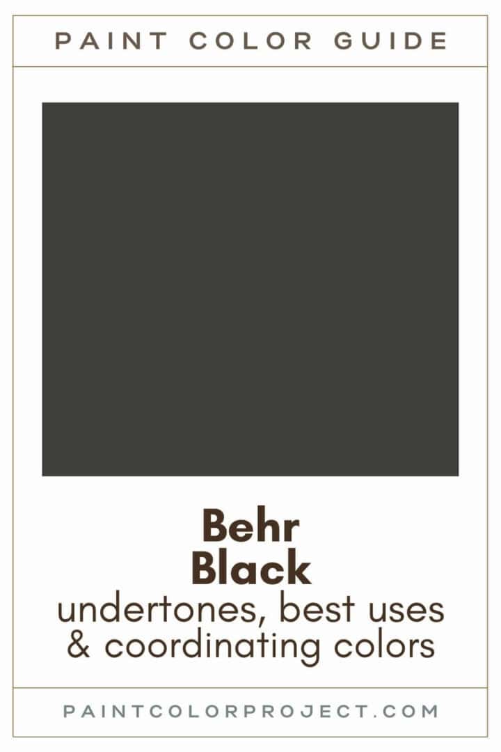Benjamin Moore Black Beauty: a complete color review - The Paint Color ...