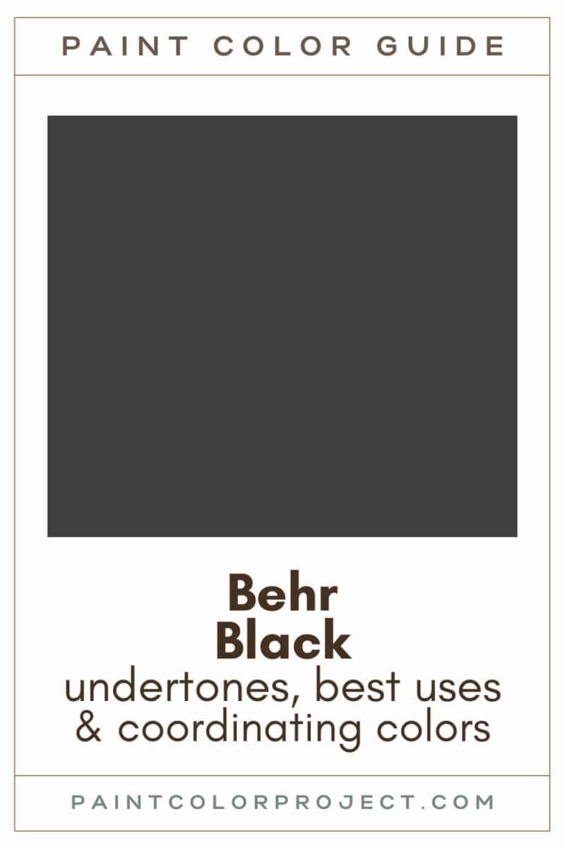 Benjamin Moore Black Beauty: a complete color review - The Paint Color ...