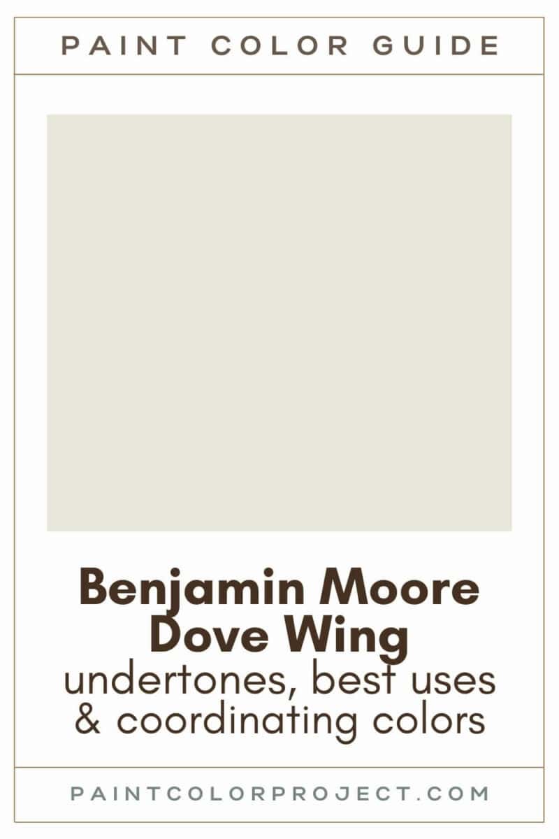 Benjamin Moore Dove Wing: A Complete Color Review - The Paint Color Project