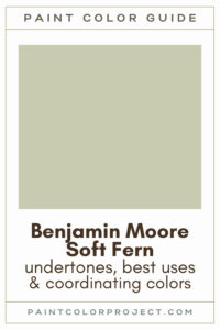 Benjamin Moore Soft Fern: A Complete Color Review - The Paint Color Project