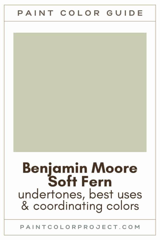 Benjamin Moore Soft Fern: A Complete Color Review - The Paint Color Project