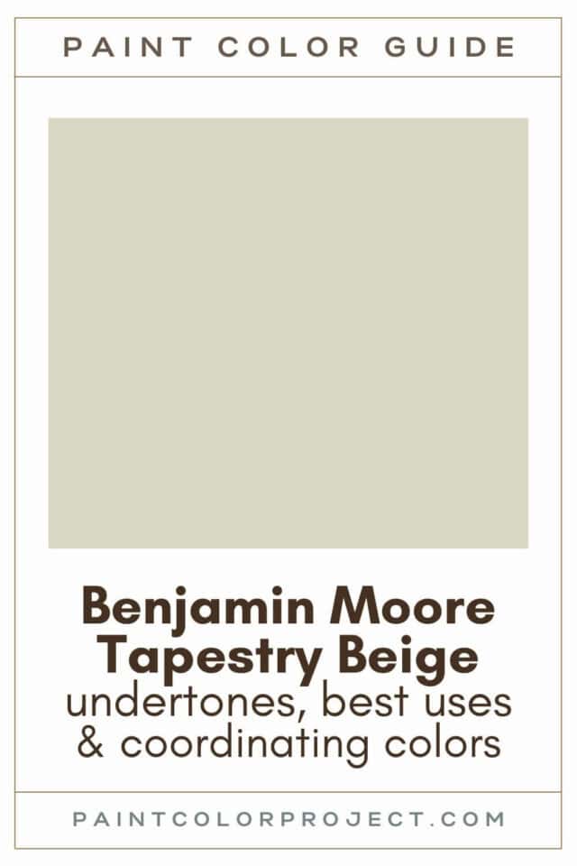 Benjamin Moore Tapestry Beige: A Complete Color Review - The Paint ...