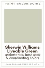 Sherwin Williams Liveable Green: A Complete Color Review - The Paint ...