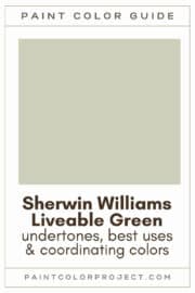 Sherwin Williams Liveable Green: A Complete Color Review - The Paint ...