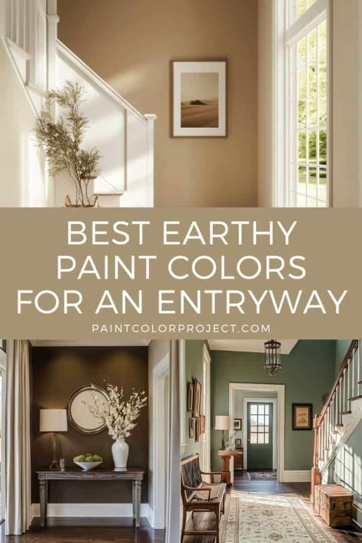 Gorgeous Earthy Paint Colors for Your Entryway - The Paint Color Project
