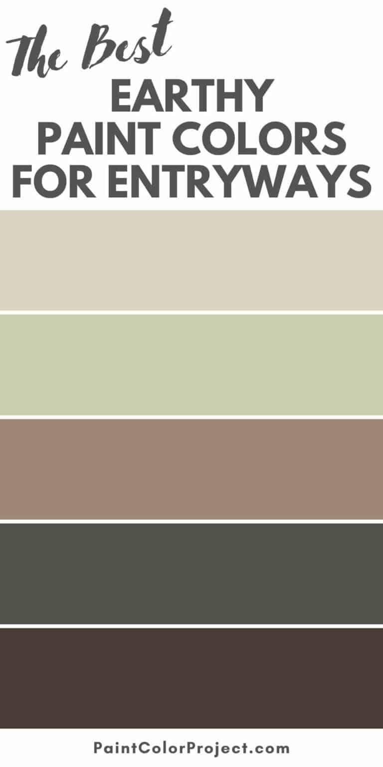 Gorgeous Earthy Paint Colors for Your Entryway - The Paint Color Project