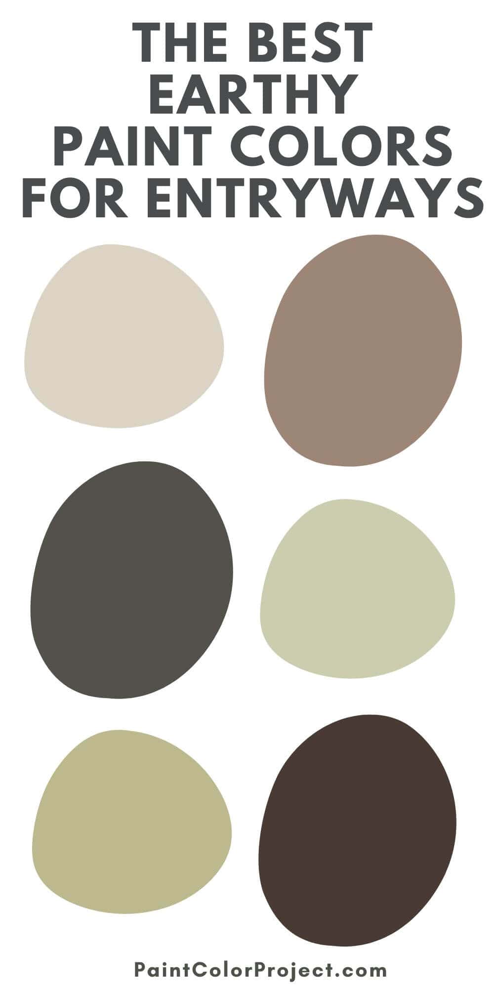 Gorgeous Earthy Paint Colors for Your Entryway - The Paint Color Project