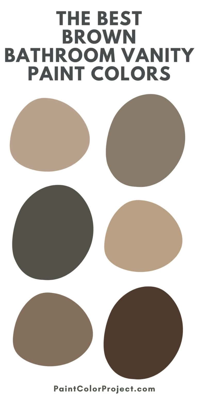 Best Brown Bathroom Vanity Paint Colors for a Timeless Look - The Paint ...