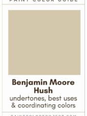 Benjamin Moore Hush: A Complete Color Review - The Paint Color Project