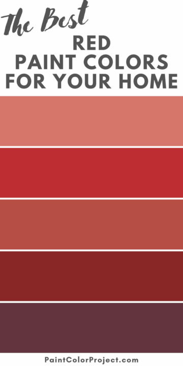 Best Red Paint Colors for Your Home - The Paint Color Project