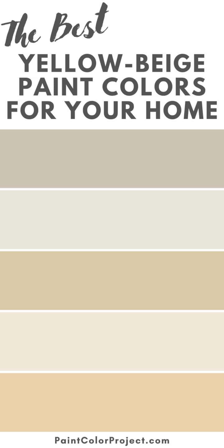 Best Yellow-Beige Paint Colors for Your Home - The Paint Color Project