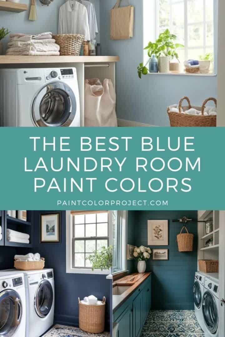 Best Blue Laundry Room Paint Colors - The Paint Color Project