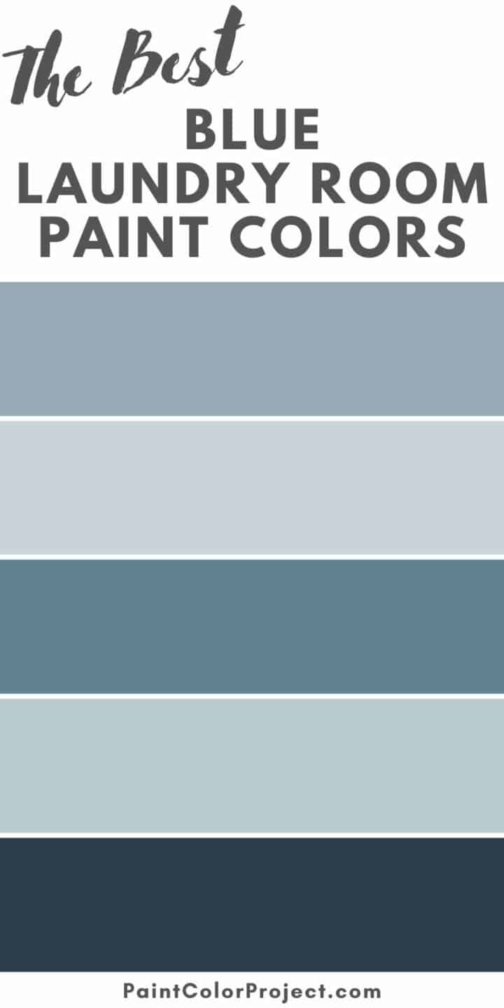 Best Blue Laundry Room Paint Colors - The Paint Color Project