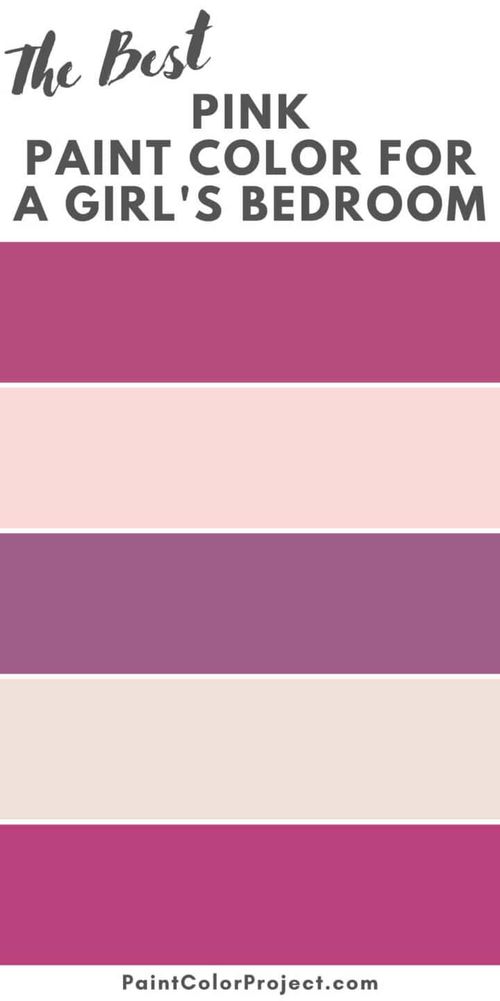 Best Pink Paint Colors for a Girls Bedroom - The Paint Color Project