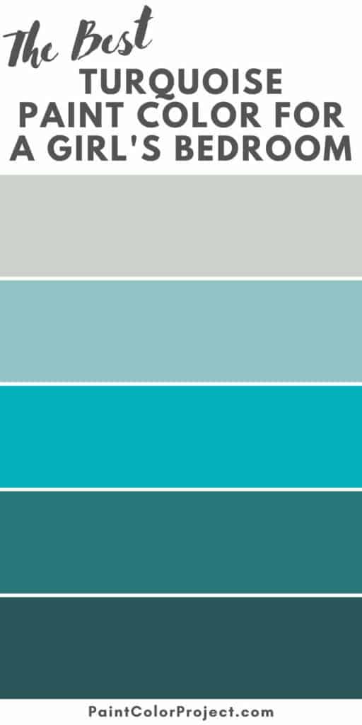 Best Turquoise Paint Colors for a Girl's Bedroom - The Paint Color Project