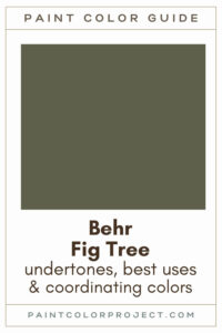 Behr Fig Tree: A Complete Color Review - The Paint Color Project