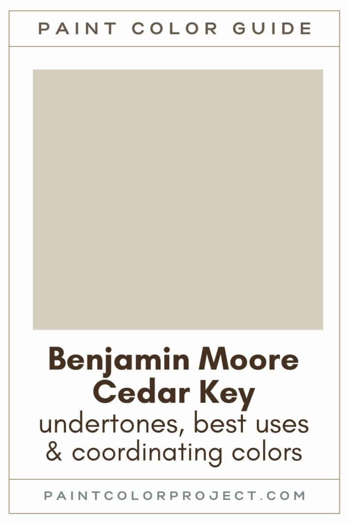 Benjamin Moore Cedar Key: A Complete Color Review - The Paint Color Project