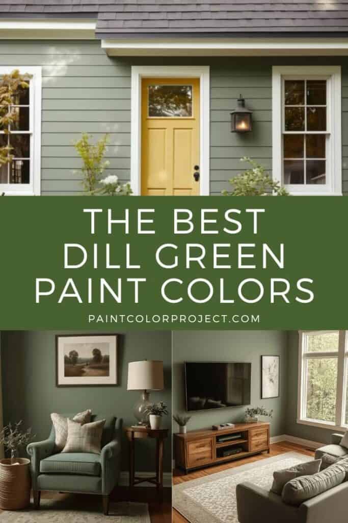 The Best Dill Green Paint Colors - The Paint Color Project