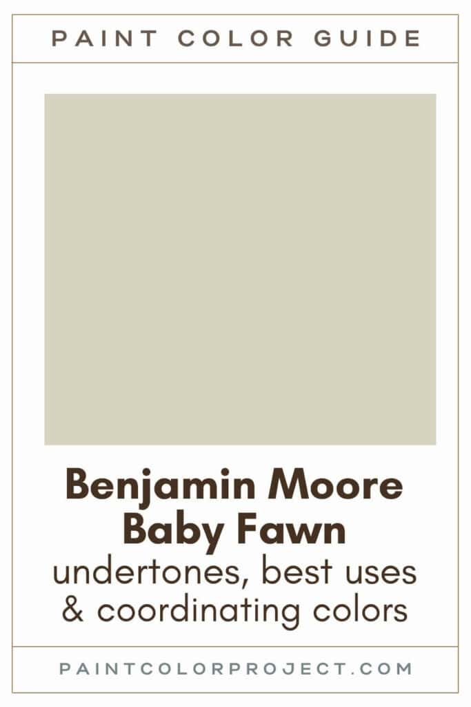 Benjamin Moore Baby Fawn: Complete Color Review - The Paint Color Project