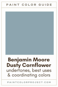 Benjamin Moore Dusty Cornflower: A Complete Color Review - The Paint ...