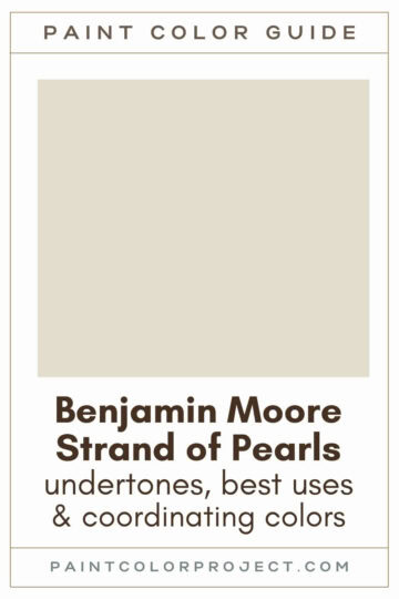 Benjamin Moore Strand of Pearls: A Complete Color Review - The Paint ...