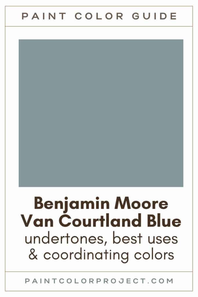 Benjamin Moore Van Courtland Blue: Complete Color Review - The Paint ...