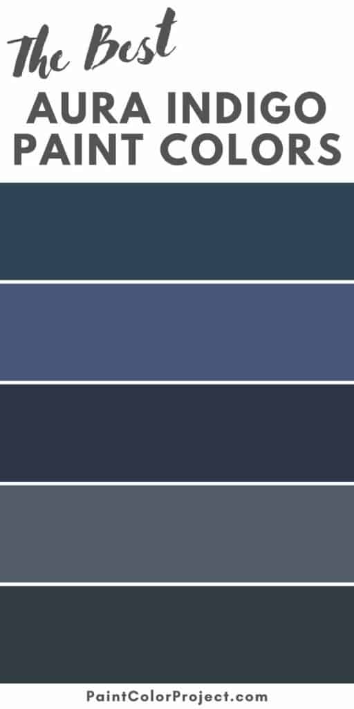 Aura Indigo Paint Colors for your Home - The Paint Color Project