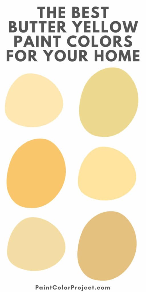 The Best Butter Yellow Paint Colors - The Paint Color Project