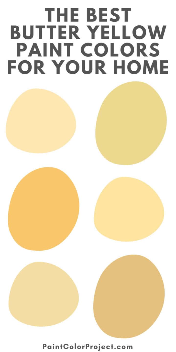 The Best Butter Yellow Paint Colors - The Paint Color Project